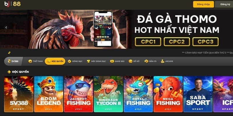 BJ88 - Trang Cá Cược Đá Gà Thomo Uy Tín Hàng Đầu Việt Nam